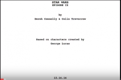 Star Wars 9 : Le script de la version de Colin Trevorrow aurait fuité