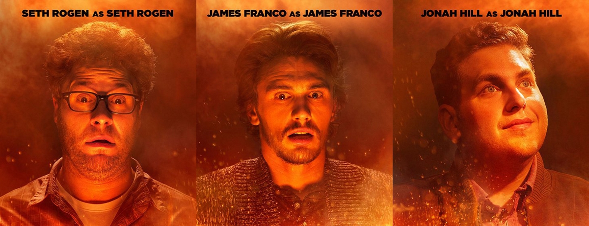 C'est la fin : Affiches personnages et Chanson du film