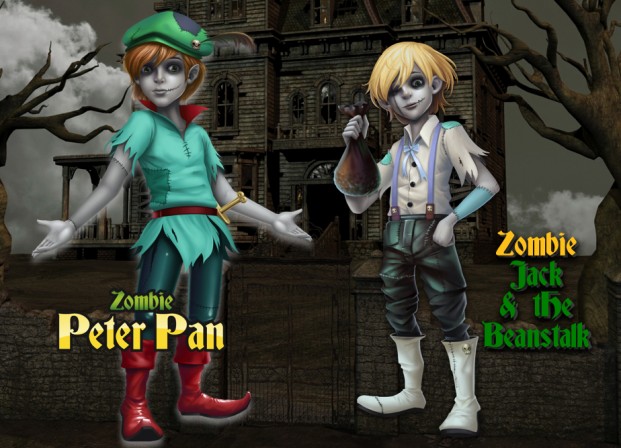Once Upon A Zombie : Les personnages de conte en zombies
