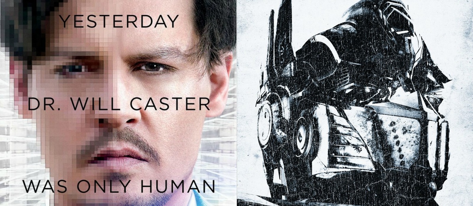 Affiches : Transcendence, Transformers : L'âge de l'extinction