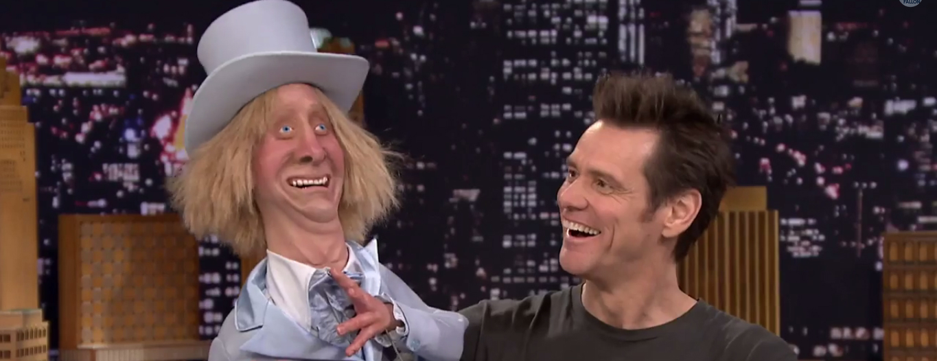 Jim Carrey, ventriloque