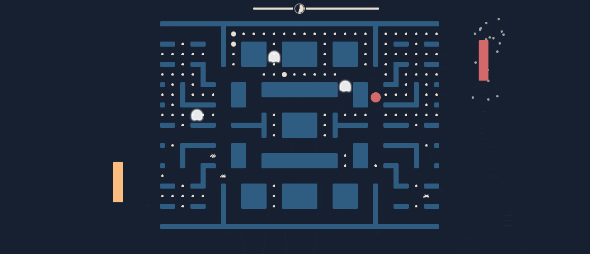 Pacapong : Le jeu hybride entre Pac-Man, Pong et Space Invaders