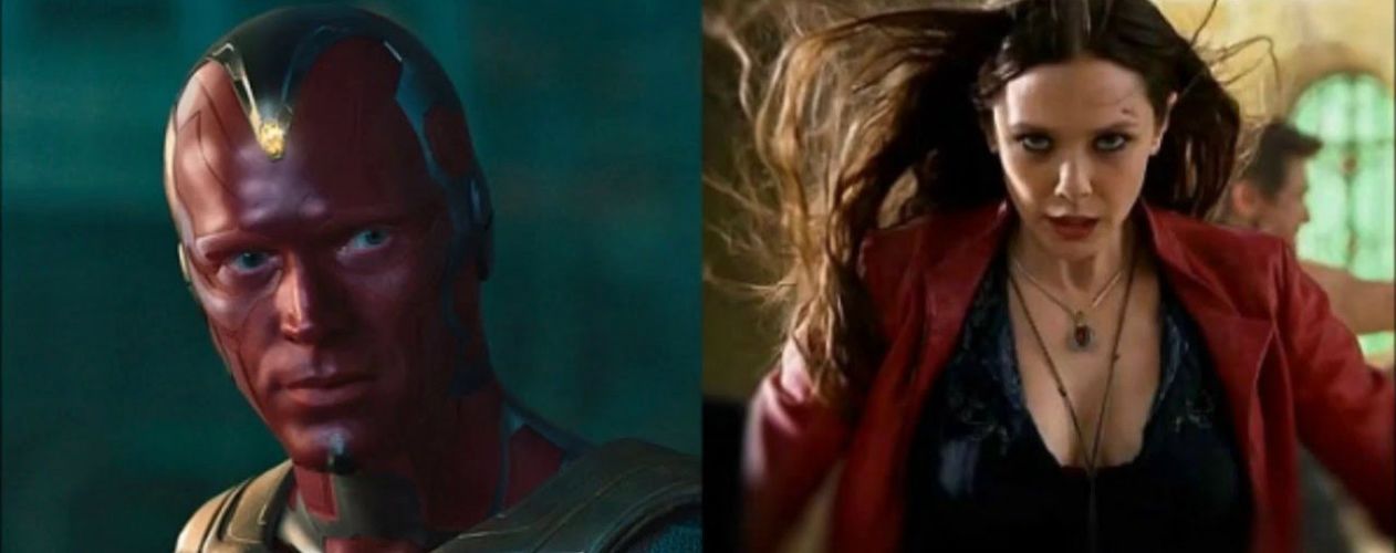 Avengers Infinity War : La Sorcière Rouge et Vision se rapprochent ...