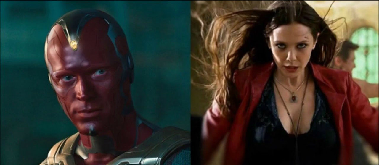 Avengers Infinity War : La Sorcière Rouge et Vision se rapprochent ...